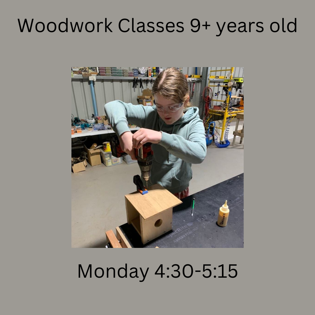Woodwork & Craft Classes 9+ year olds – The Kid's Shed